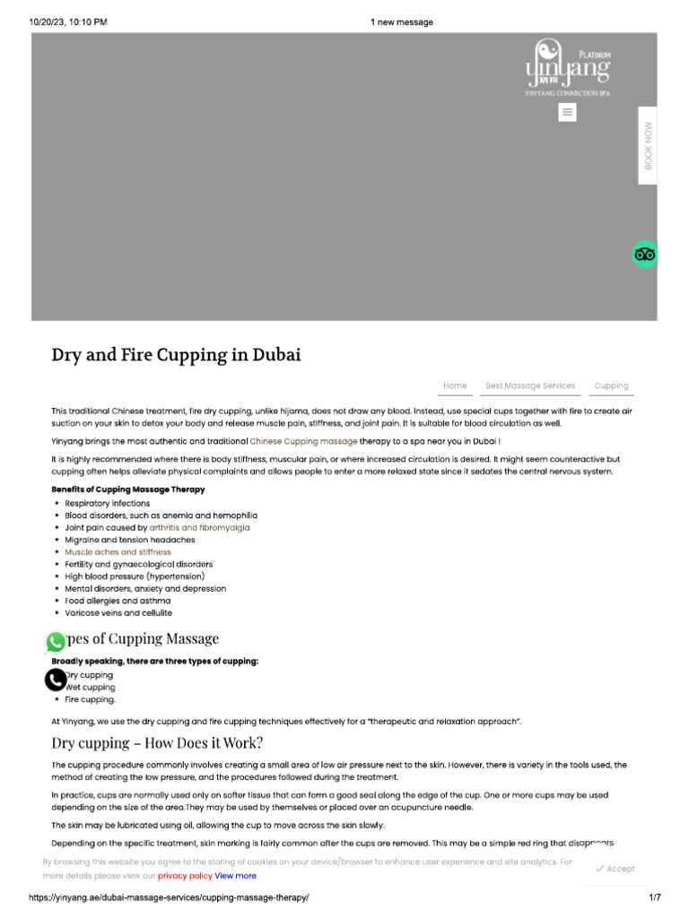 Dry and Fire Cupping in Dubai | PDF