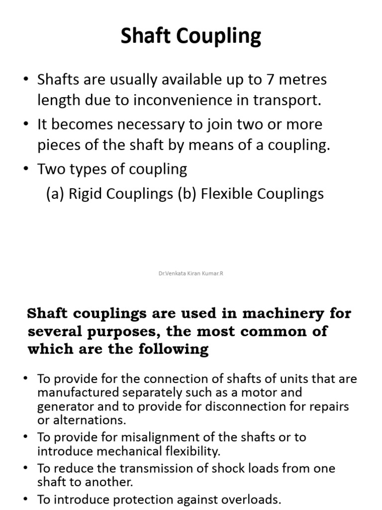 Shaft Coupling | PDF | Mechanical Engineering | Equipment