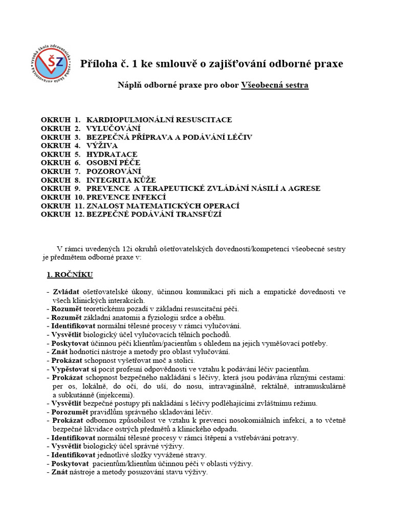 2012 Napln Praxe Vs | PDF