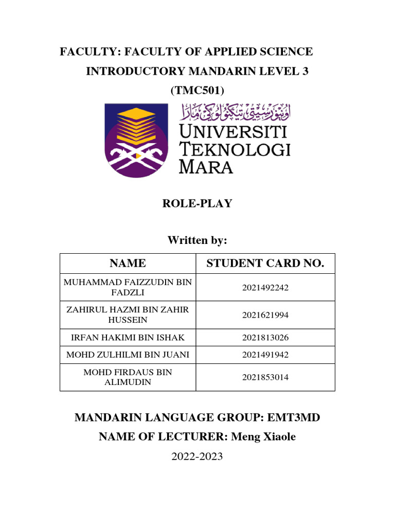 Roleplay Script | PDF