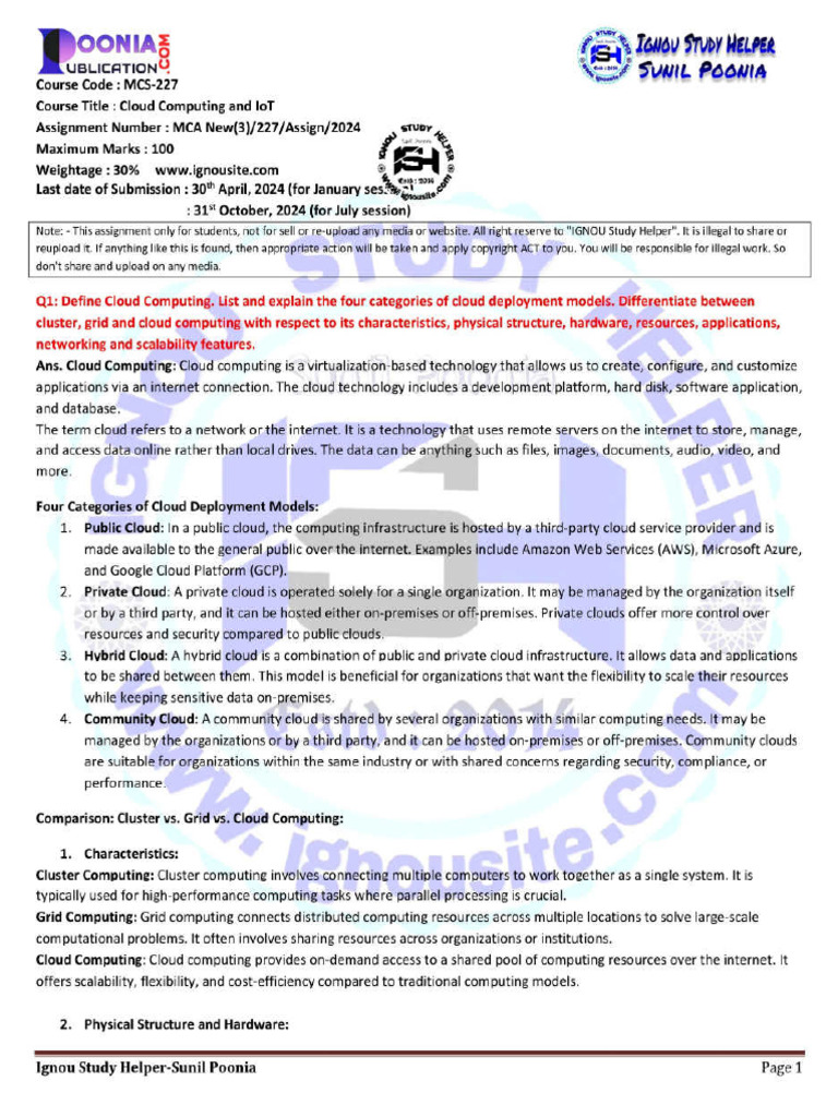 MCS 227 2024 | PDF