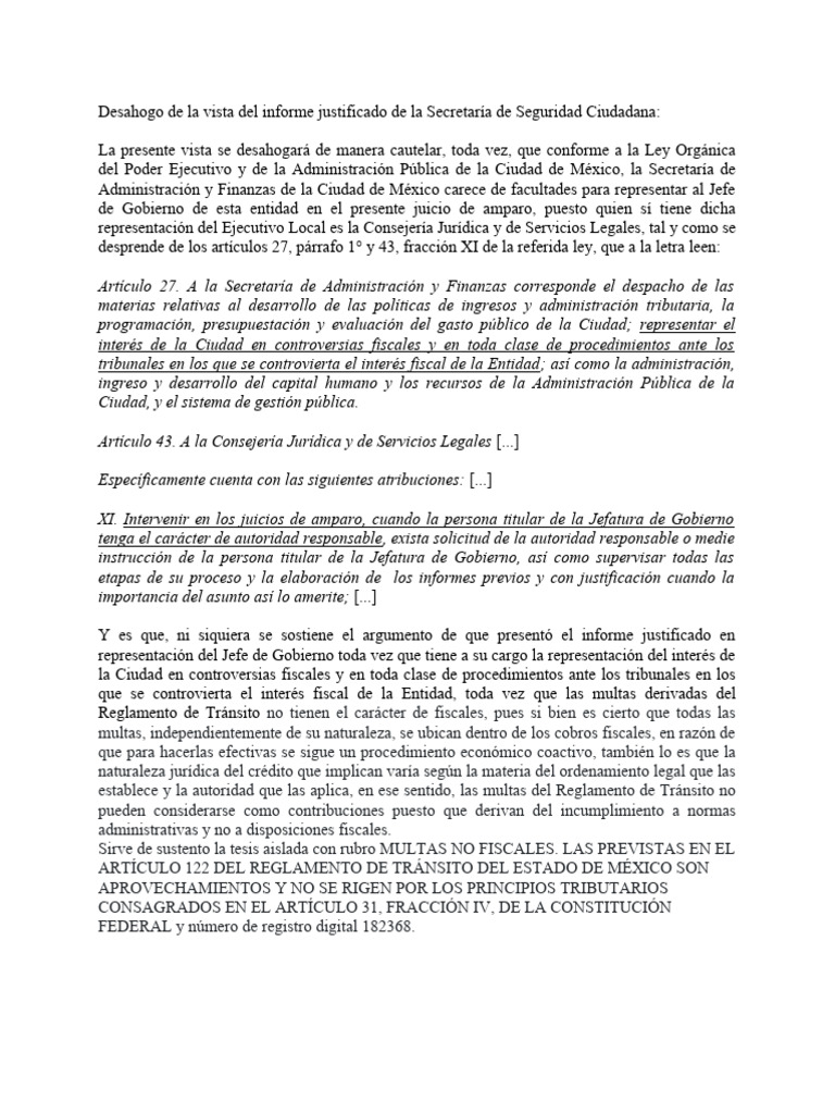Competencia Legal en Juicios de Amparo | PDF | Administración Pública ...
