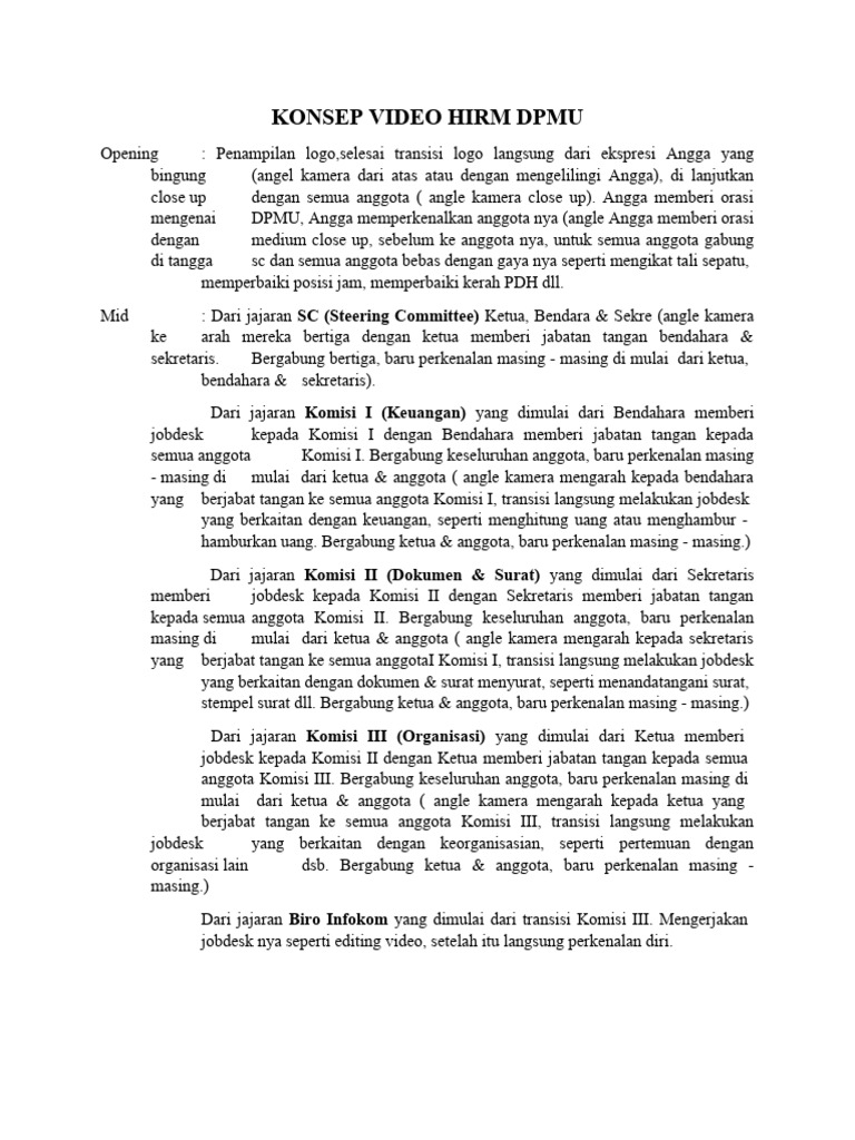 Video Profil DPMU | PDF