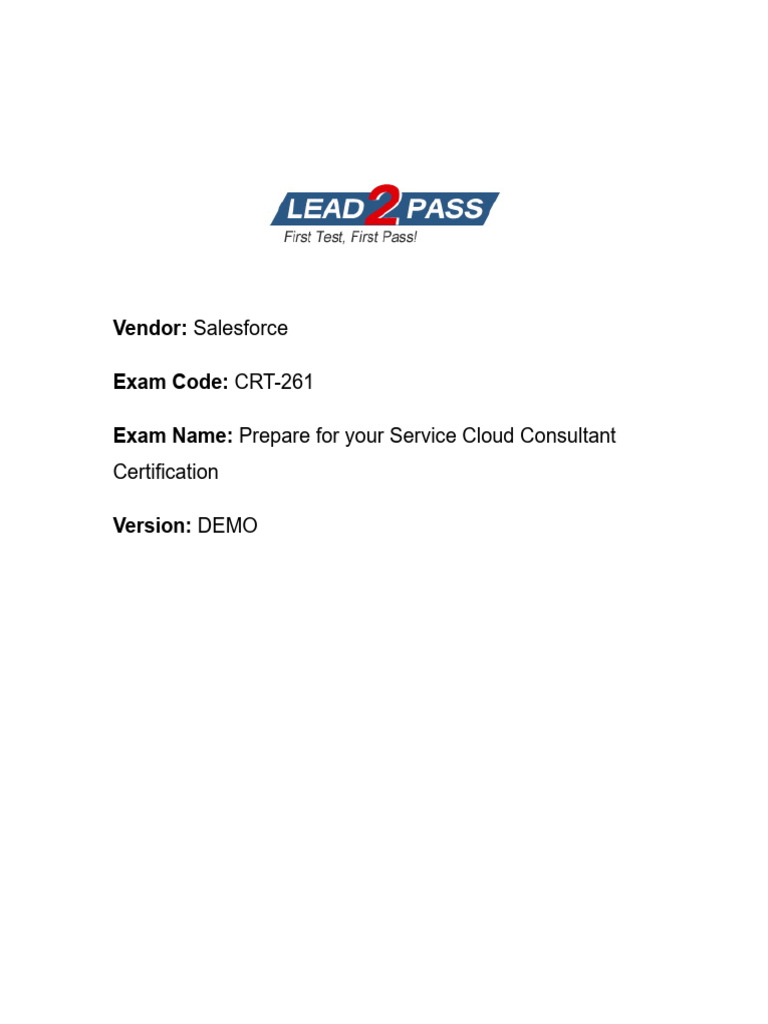 CRT 261 Demo | PDF | Cloud Computing | Consultant