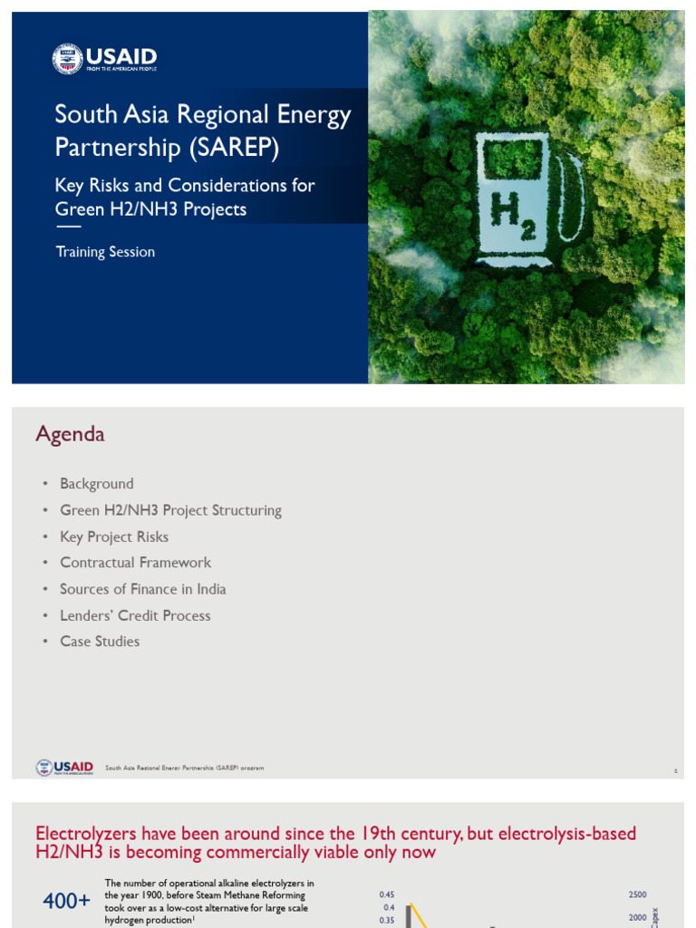 Green H2/NH3 Project Risks Overview | PDF | Project Finance | Debt