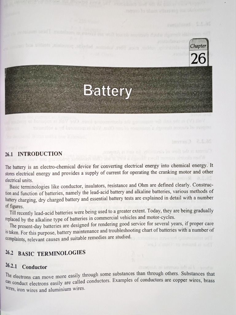 Battery Notes | PDF