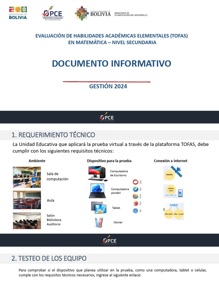 Documento Informativo Tofas | Descargar gratis PDF | Tableta | Salón de ...
