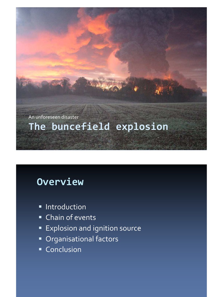Buncefield Oil Depot Explosion Overview | PDF | Energy And Resource ...