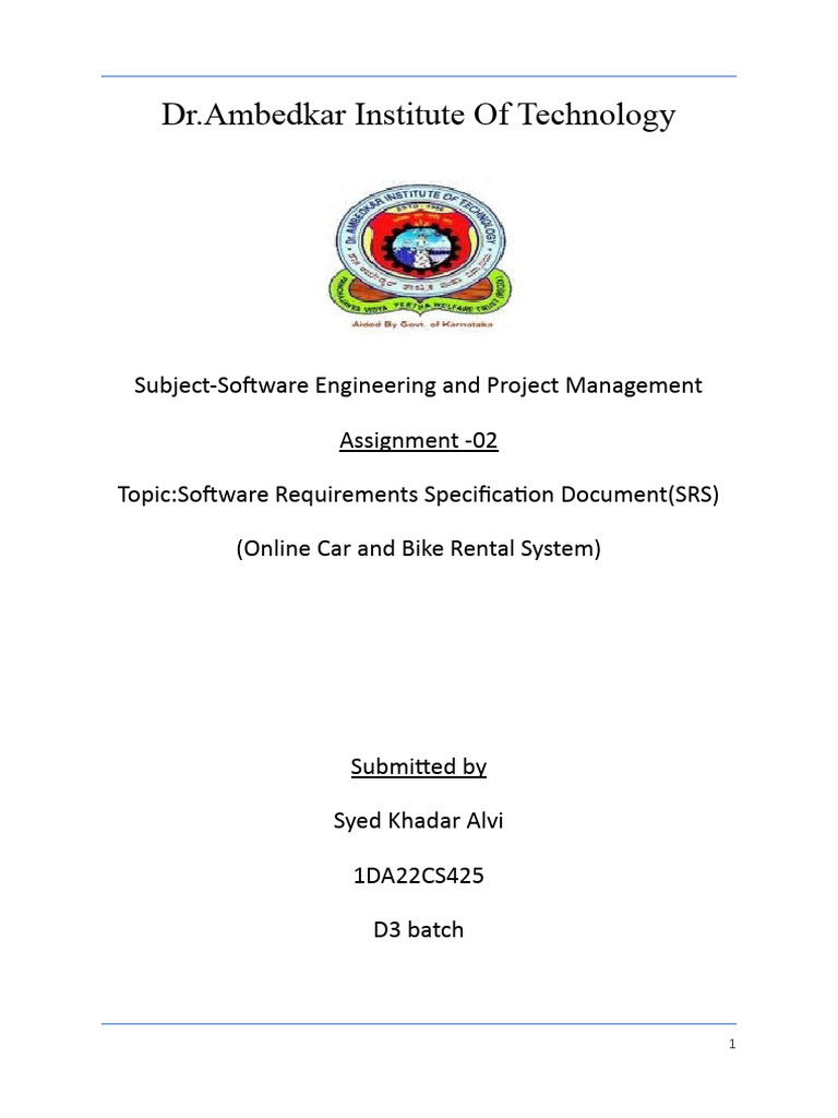 Srs Assign 2 | PDF | Databases | Computer Security