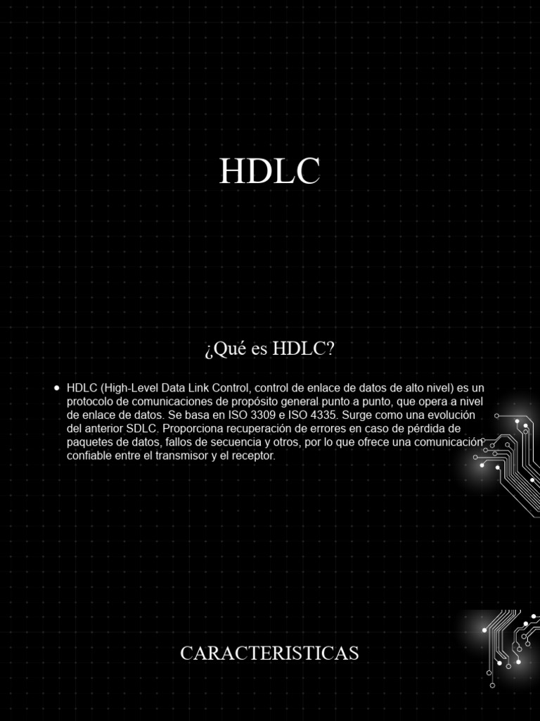 HDLC | PDF | Protocolos de internet | Transmisión de datos