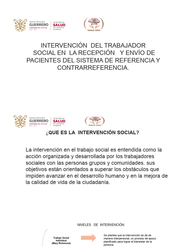 Presentación SRC | PDF | Trabajo Social | Cuidado de la salud