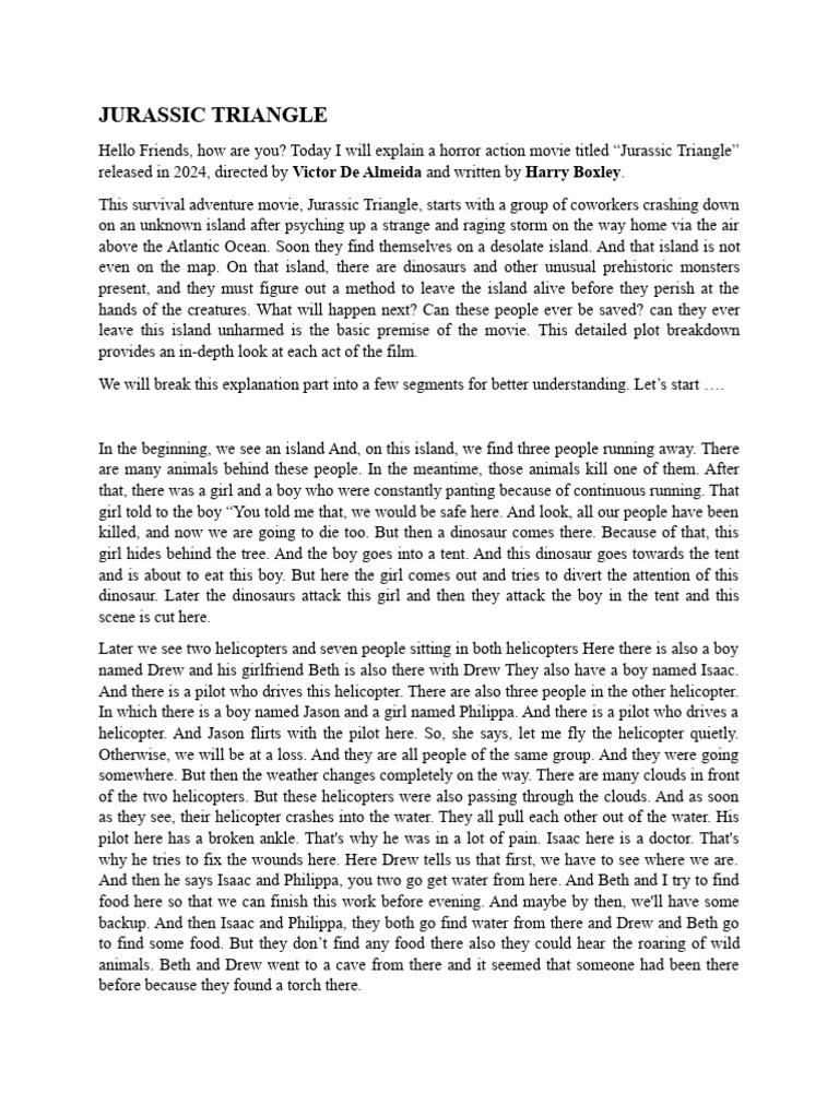 Jurassic Triangle | PDF