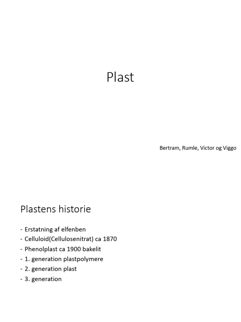 Plast Præsentation | PDF