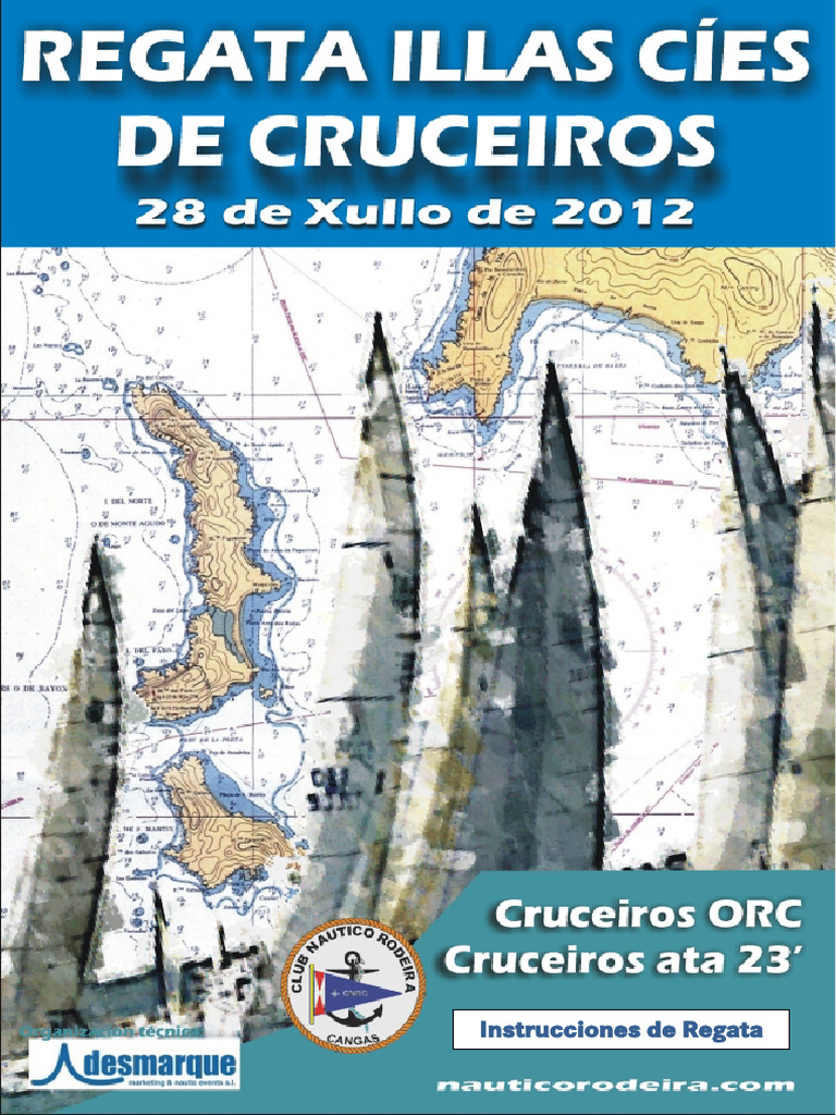 Instrucc Regata Illas Cies Cruceros 2012 | PDF | Vela (deporte) | Transporte de agua