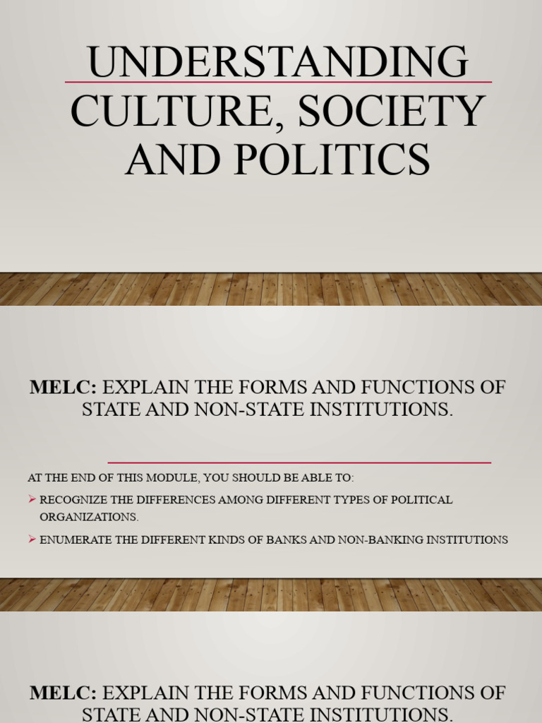 Quarter 2 Week 1 Ucsp State Institution | PDF | Presidents Of The ...