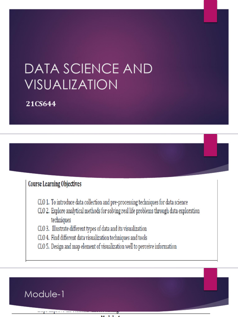 INTRODUCTION and M1-CH-1 | PDF | Data Science | Data