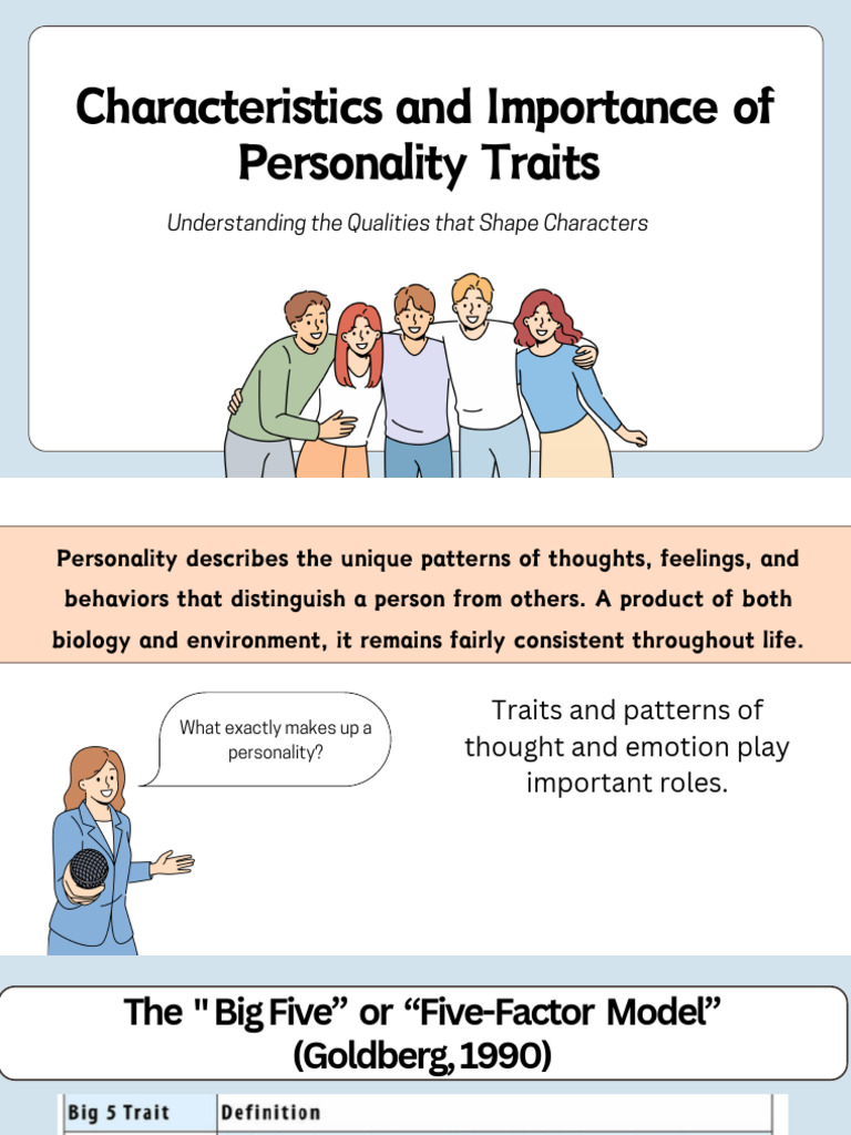 Characteristics-and-Importance-of-Personality | PDF