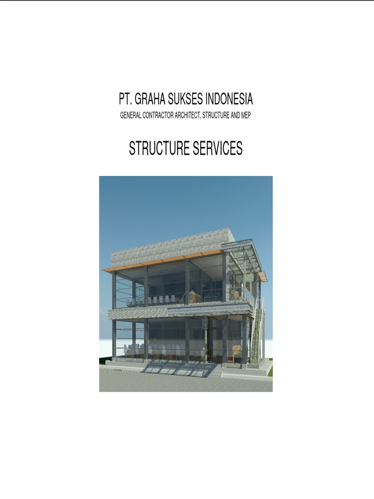 General Dan Detail Struktur Office PT. HTA | PDF | Engineering ...
