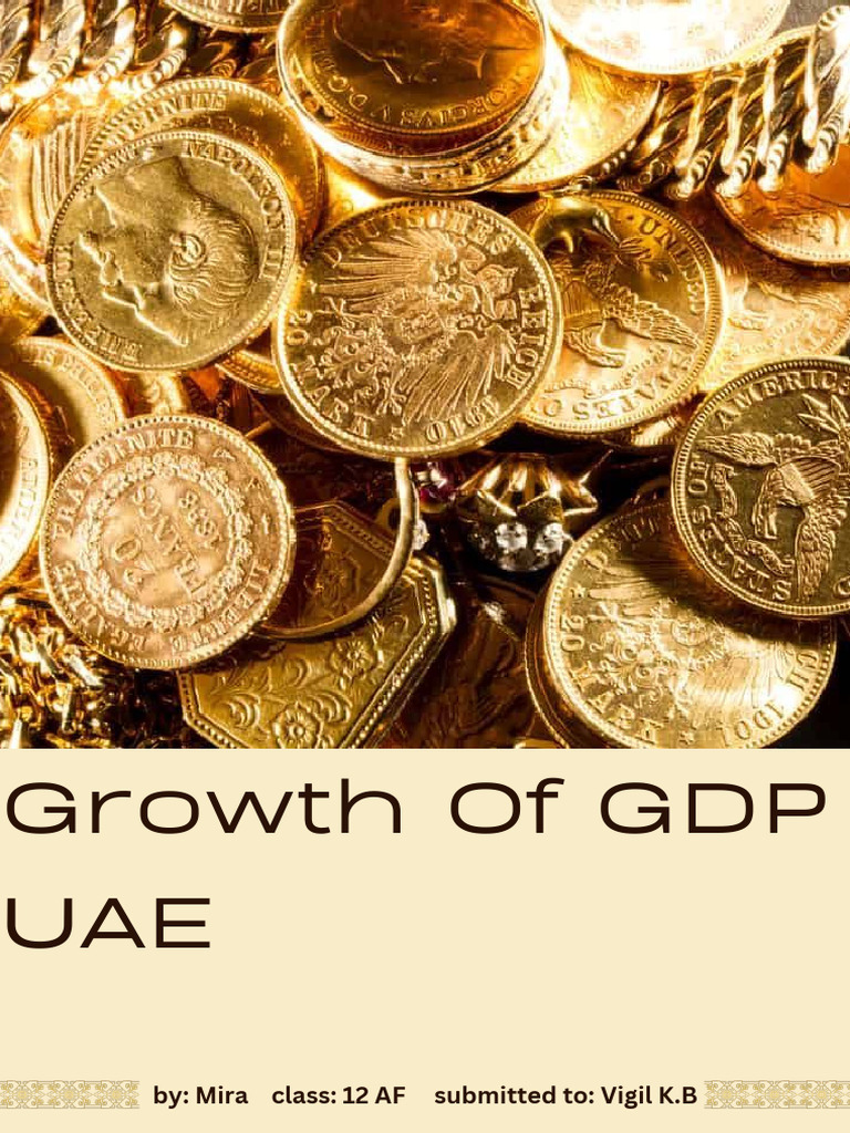 UAE GDP Growth Strategy Overview | PDF | Business | Politics