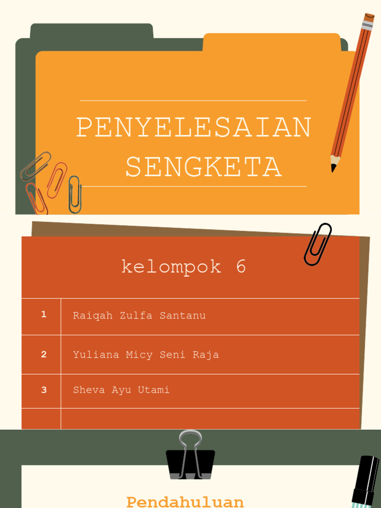 Penyelesaian Sengketa | PDF