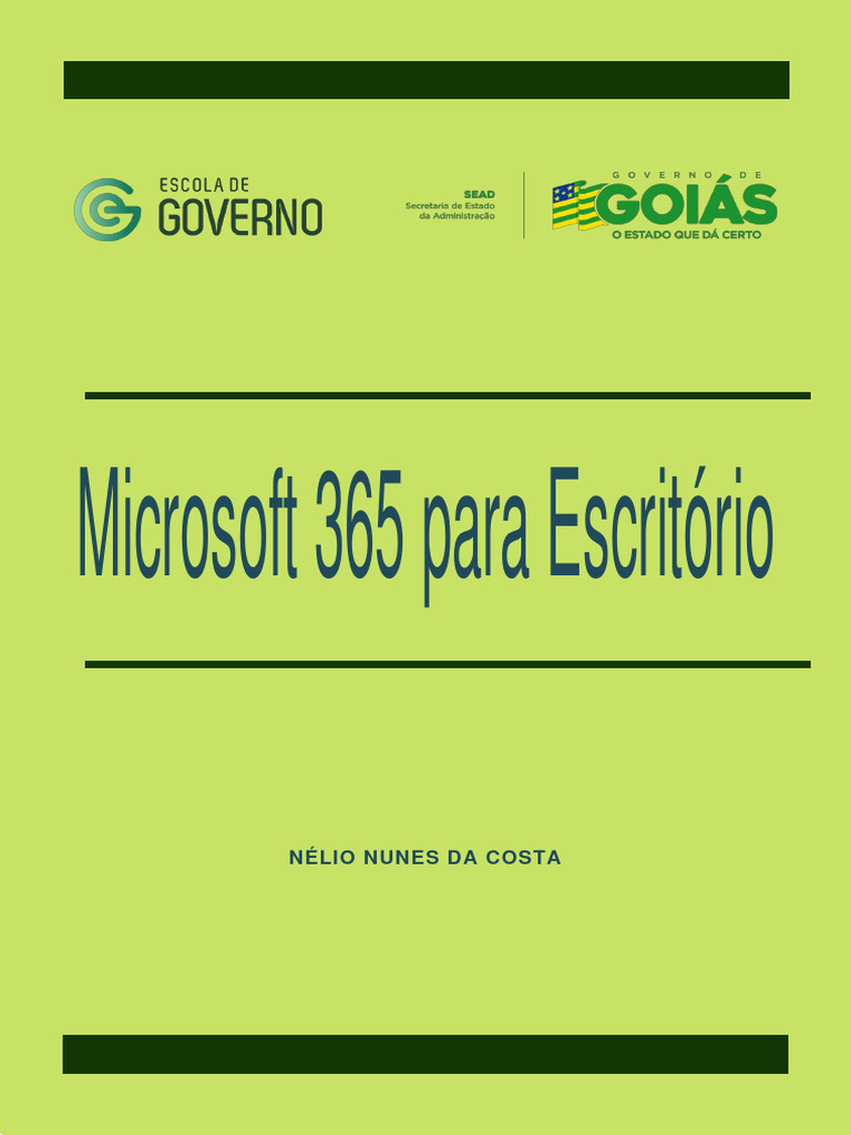 Apostila Microsoft 365 para Escritório | PDF | Janela (informática) | Programas