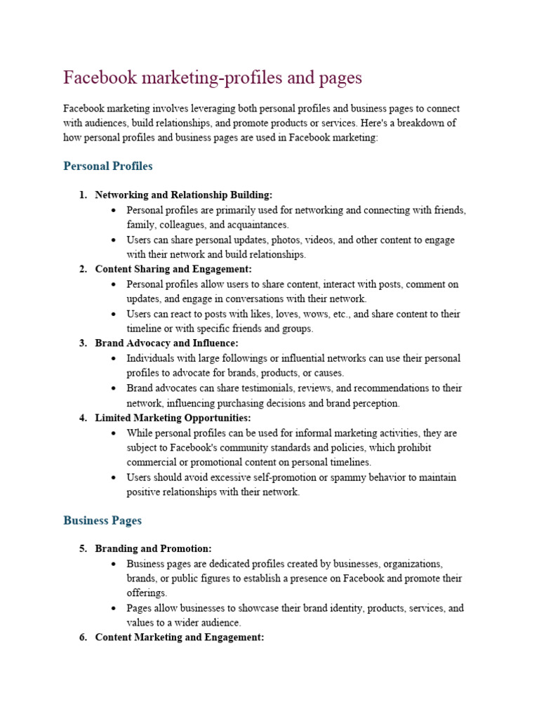 Social Media Marketing Unit 3 Notes | PDF | Advertising | Facebook