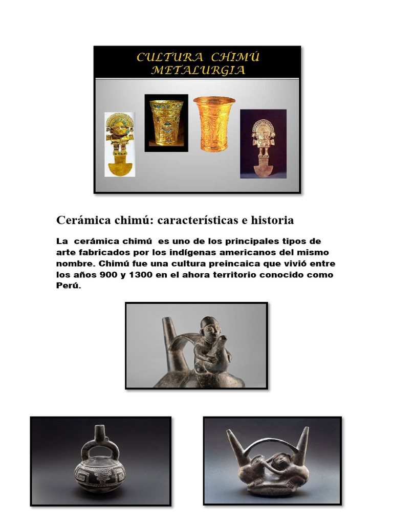 Cerámica Chimú: Historia y Características | PDF