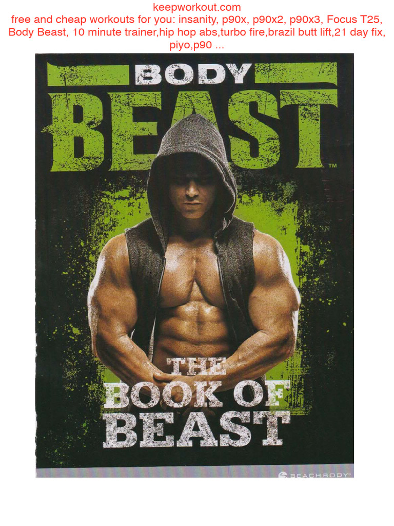 Body Beast Nutrition Guide | PDF