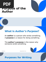 Understanding Author's Purpose | PDF | Persuasion | Evidence