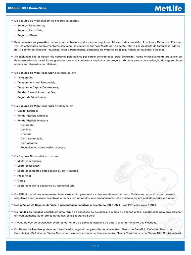 Ficha Resumo M03 | PDF