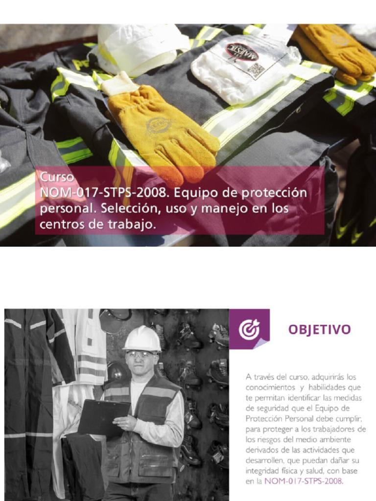 Nom-017-Stps Equipos de Proteccion Personal | PDF
