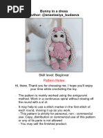 Elya The Crochet Bunny Amigurumi Free Pattern | PDF | Crochet | Stuffed ...