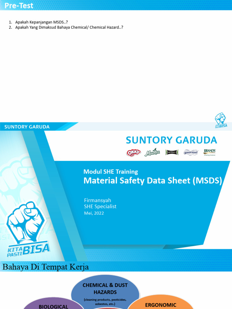 Modul SHE MSDS 2022 | PDF | Kesehatan Holistik