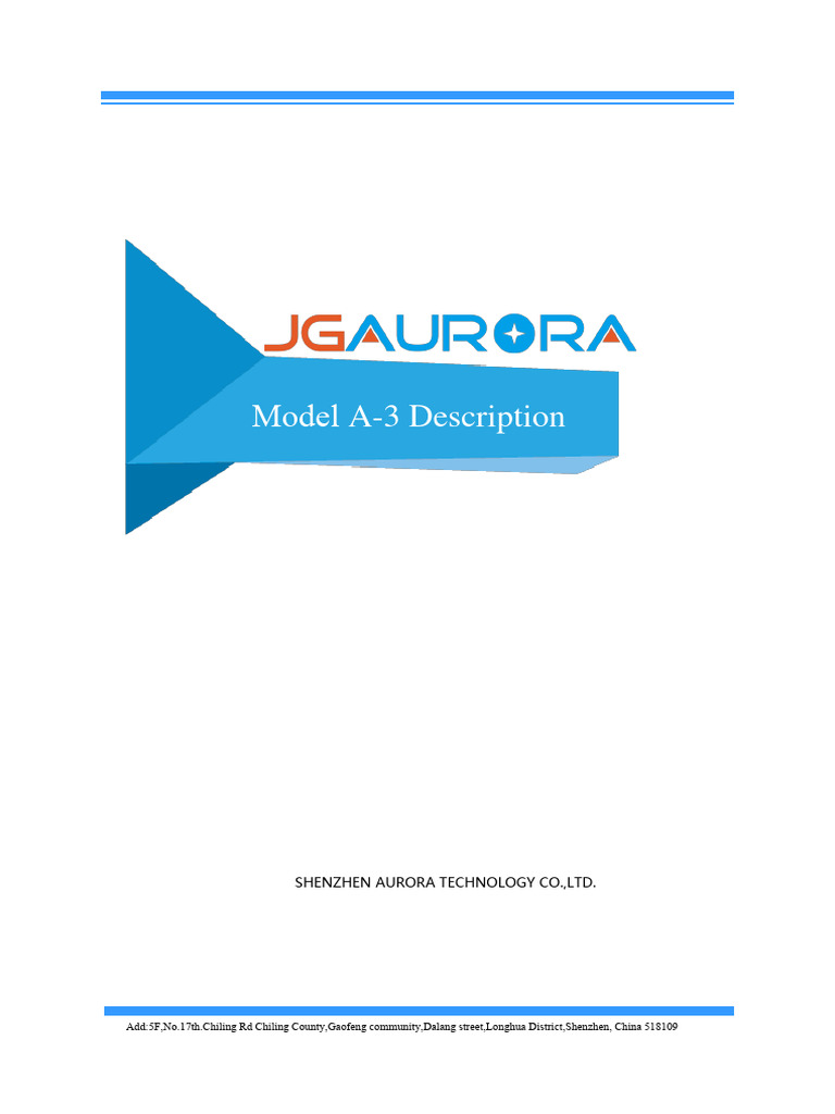 JG Aurora A3 Specifications | PDF | Electrical Engineering ...