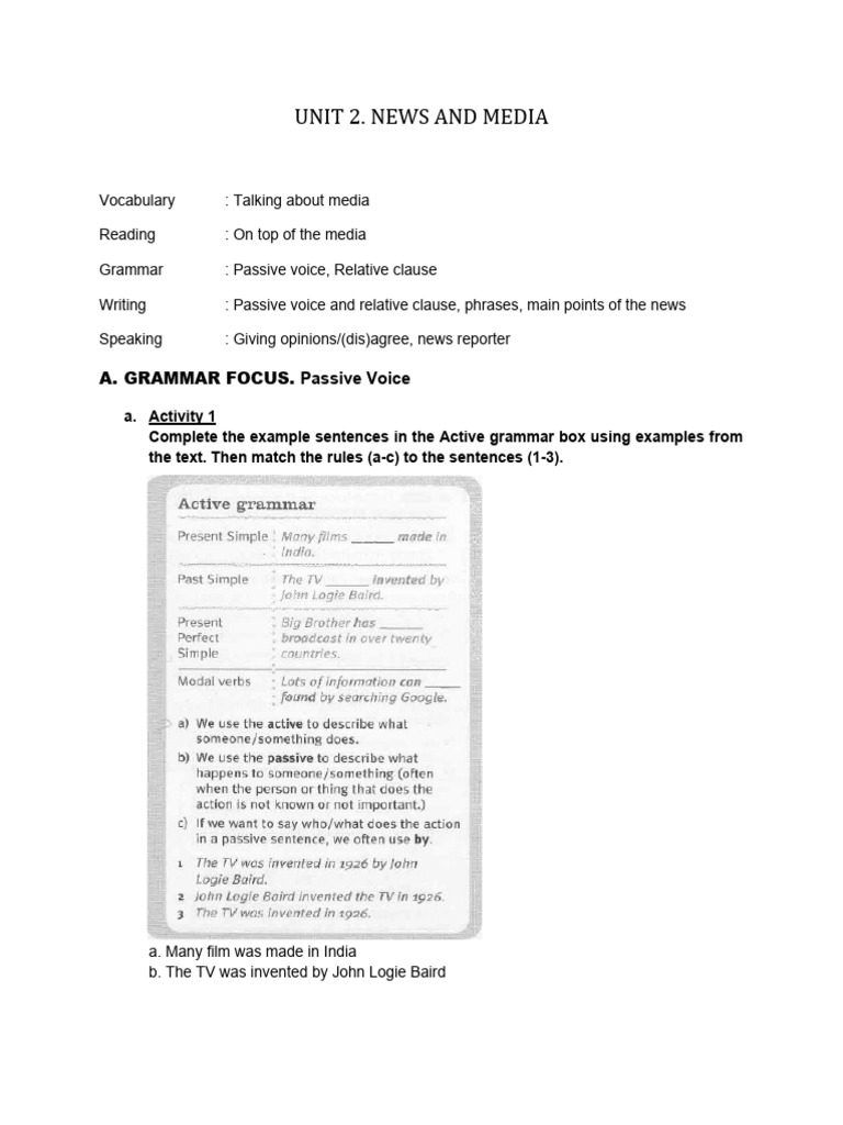 Unit 2. Online Class | PDF | Linguistics | Language Mechanics
