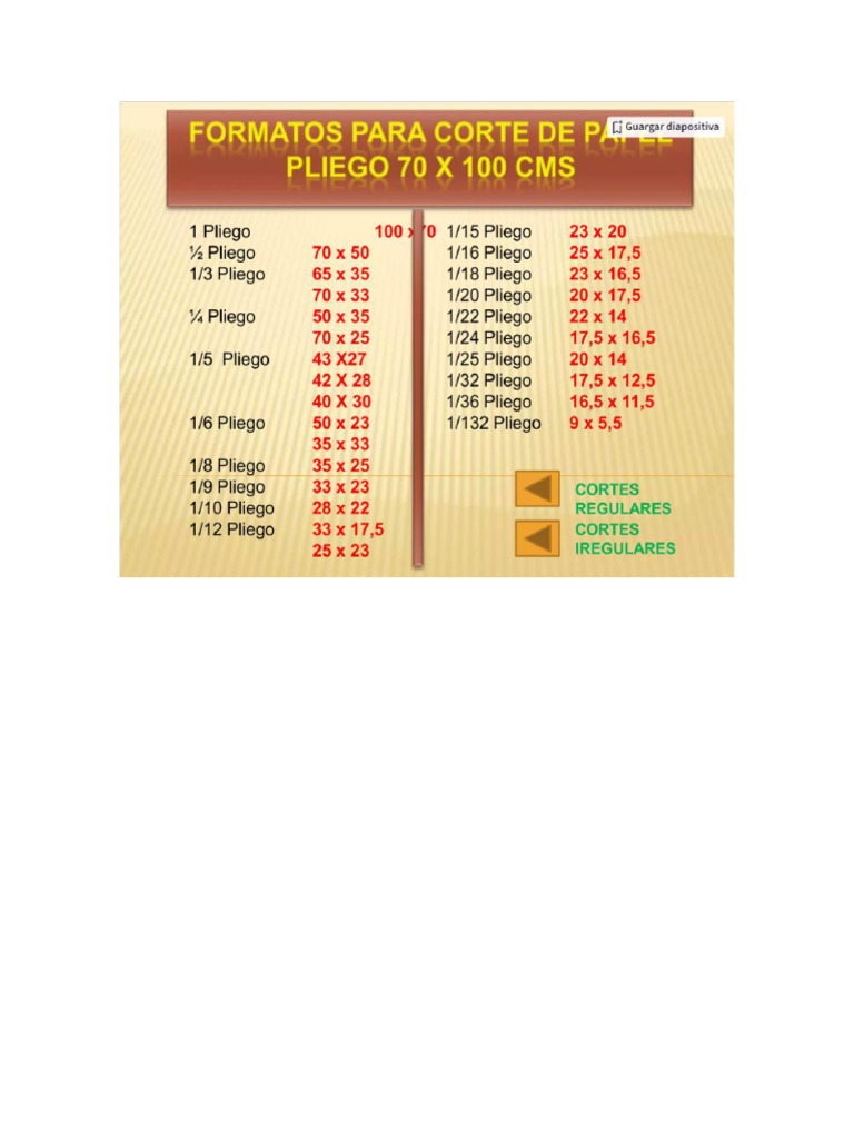 Tamaños de papel para impresión | PDF