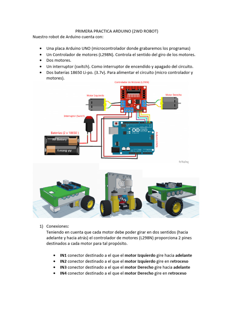 Primera Practica Arduino-1 | PDF | Arduino | Ingenieria Eléctrica