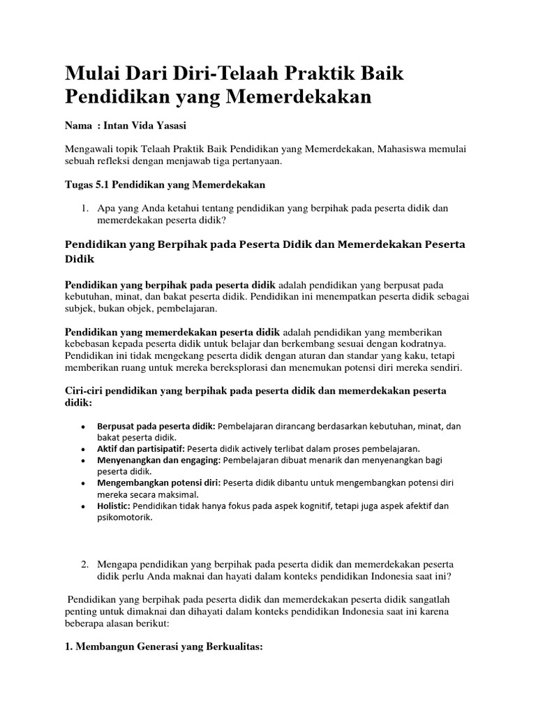Mulai Dari Diri T5 | PDF | Karier & Perkembangan