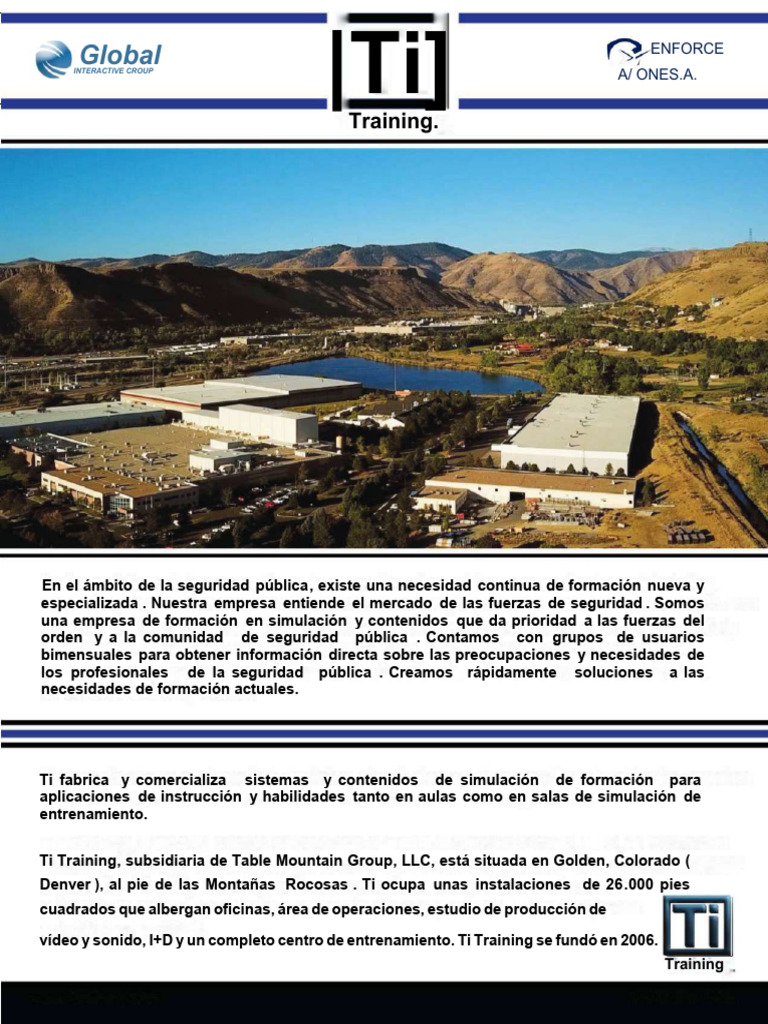 Ti-Training Catalogo Espanol | PDF | Realidad aumentada | Realidad mixta