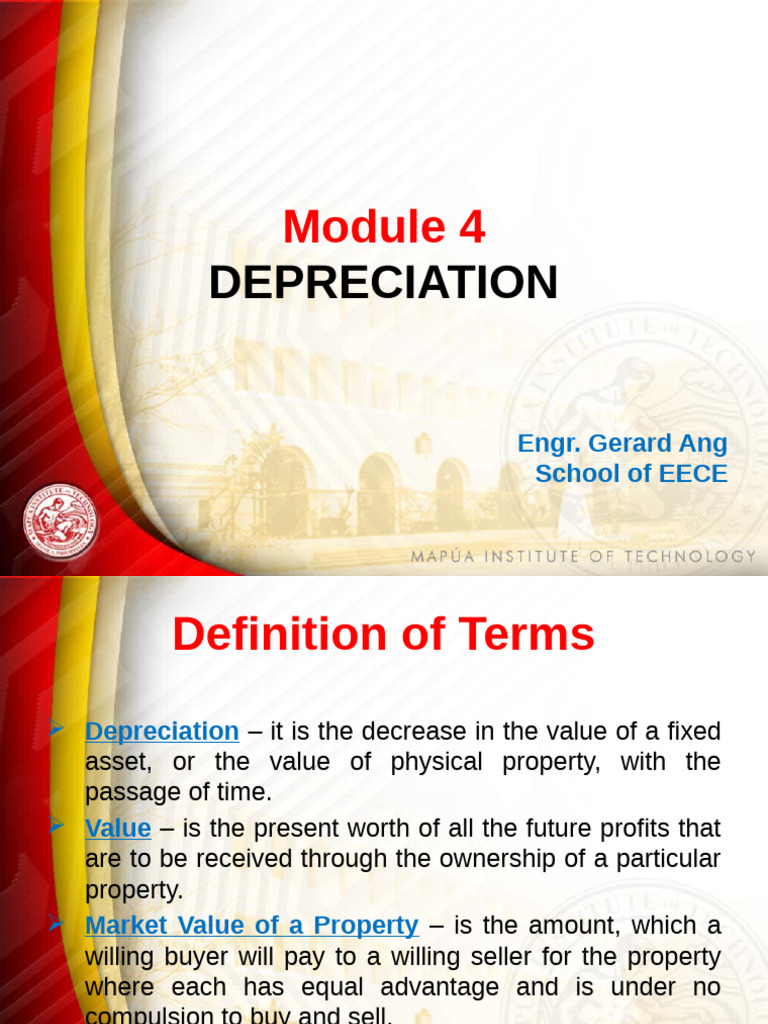 pptx | Download Free PDF | Depreciation | Book Value