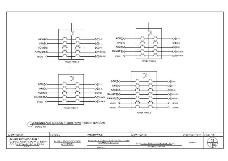 Acu 2 WH4 Acu 6 1 3 Acu 2 WH4 Acu 6 1 3: Ground and Second Floor Power ...