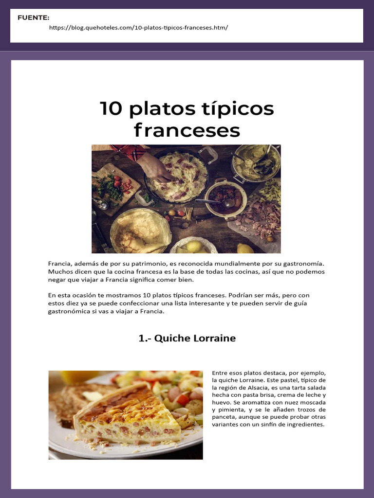 Platillos | PDF | Alimentos | Cocina