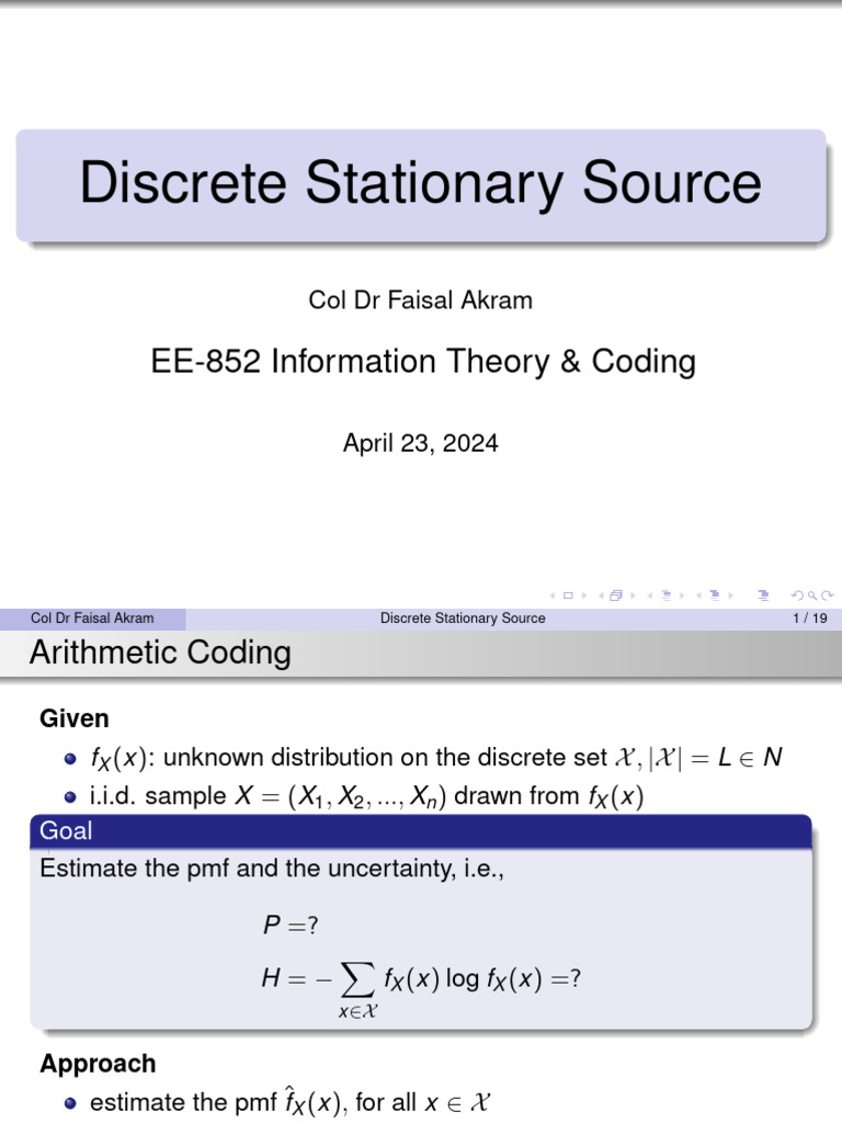 AppliedInfoTheory_Chapter6 | PDF | Markov Chain | Code