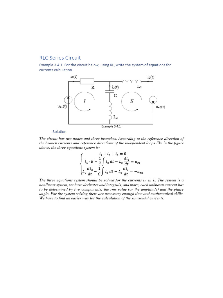 SP Ac KL | PDF | Electrical Network | Inductance
