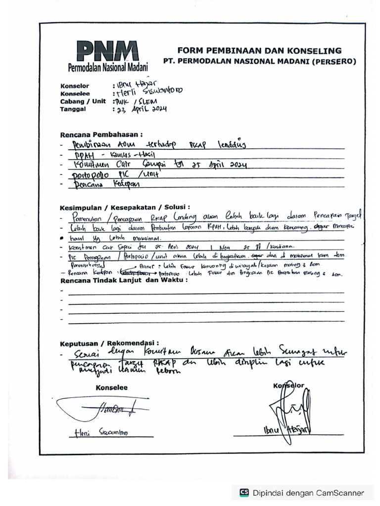 Rpah Dan Konseling Herli Siswantoro | PDF