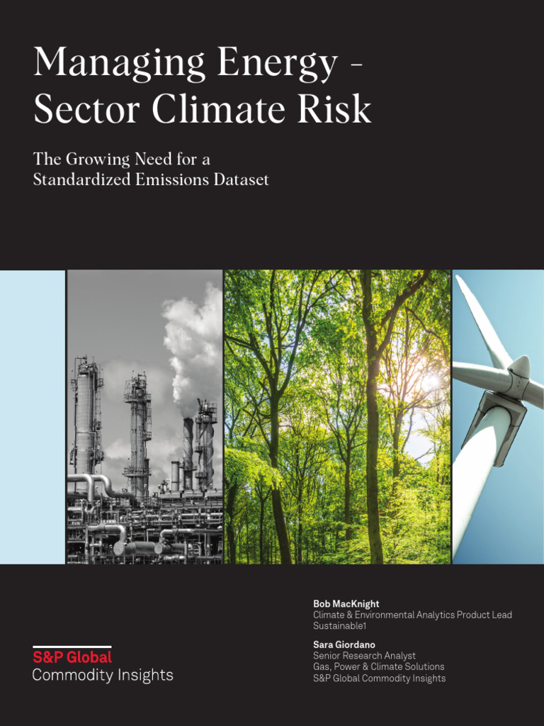 Managing Energy Sector Climate Risk 1705955587 | PDF | Climate Change ...