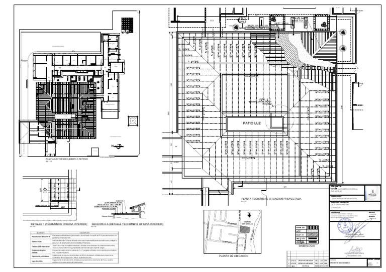 01 Plano General Techumbre Cesfam | PDF