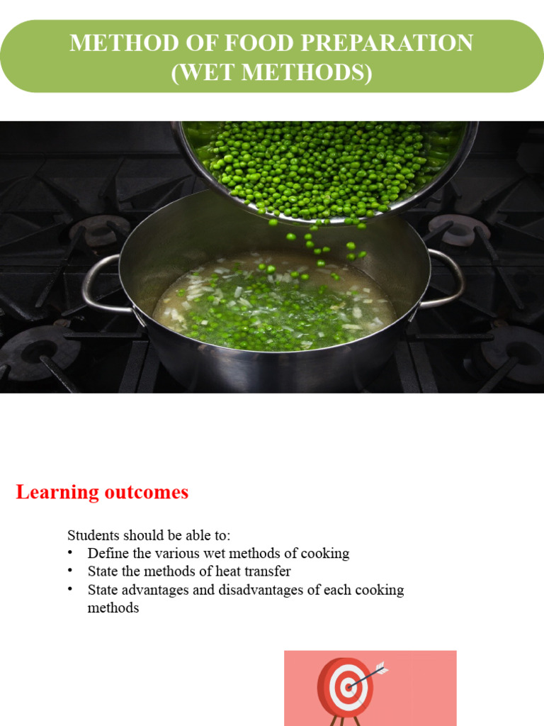 Wet Cooking Methods Overview | PDF | Cooking | Stew