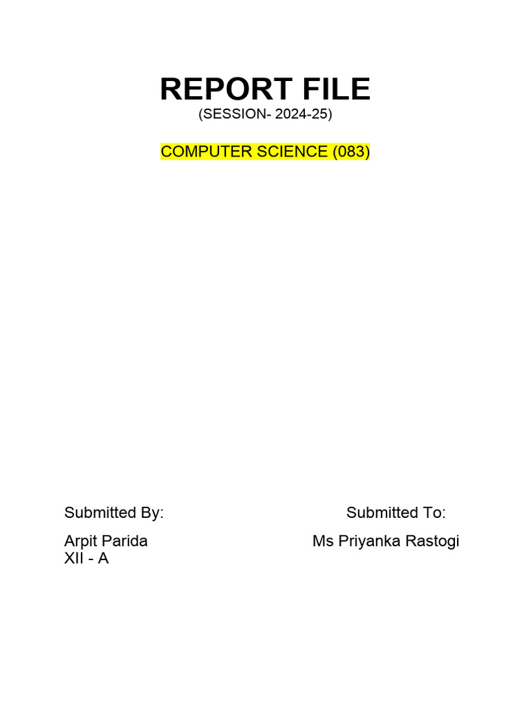 REPORT File | PDF | Data Management Software | Data Management