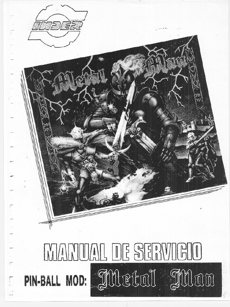 INDER 1992 Metal Man Manual | PDF
